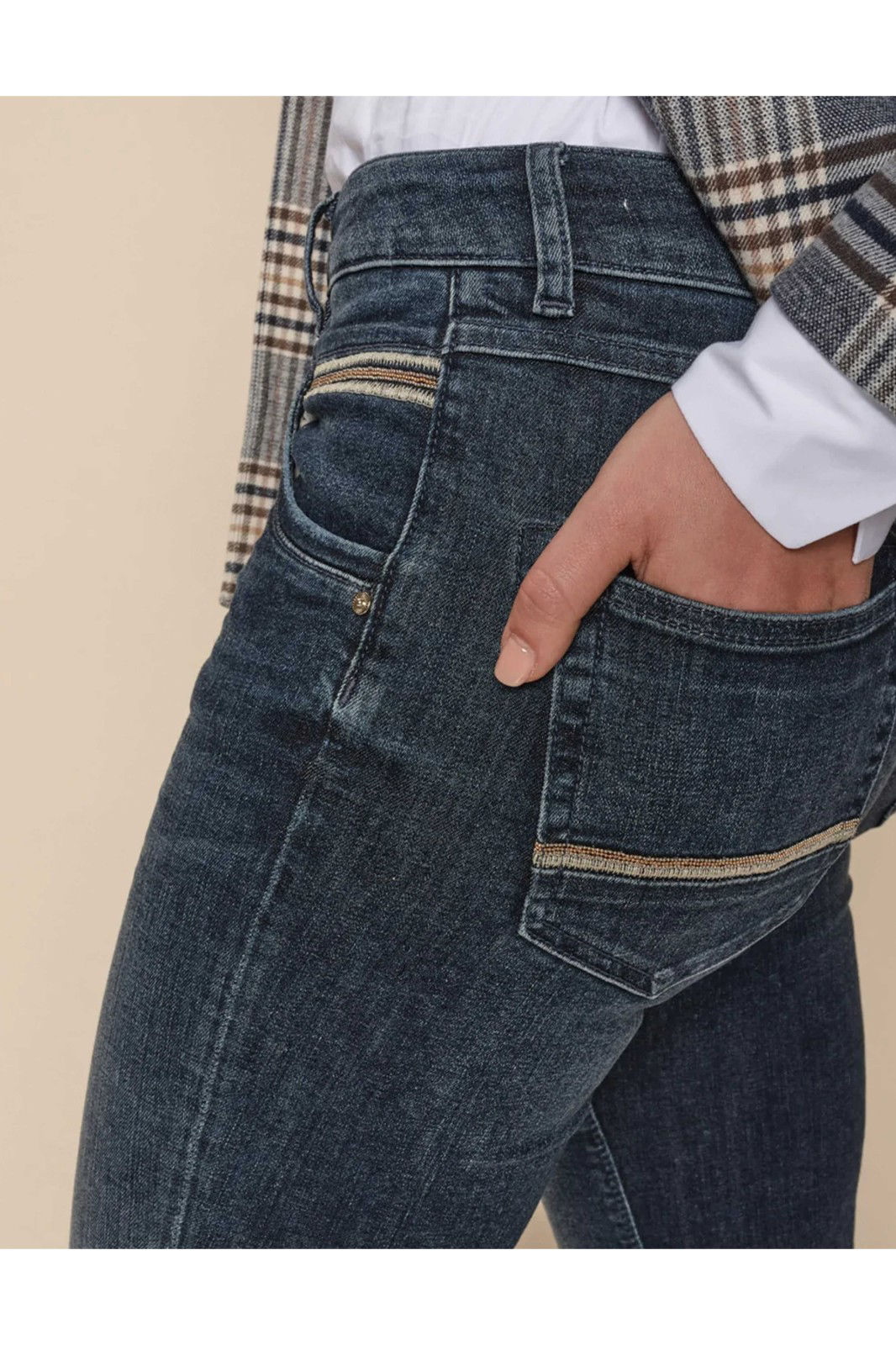 Fru Lund - Mos Mosh Naomi Cool jeans blue