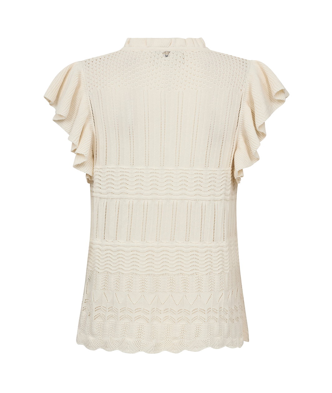 Fru Lund - Mos Mosh Ryett knit blouse Ecru